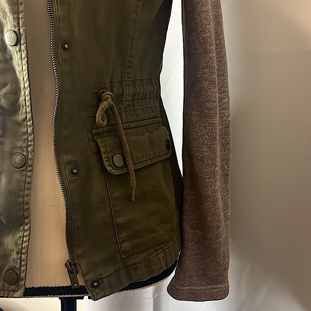 American Rag Utility Army Green And Grey Hooded And S… - Gem